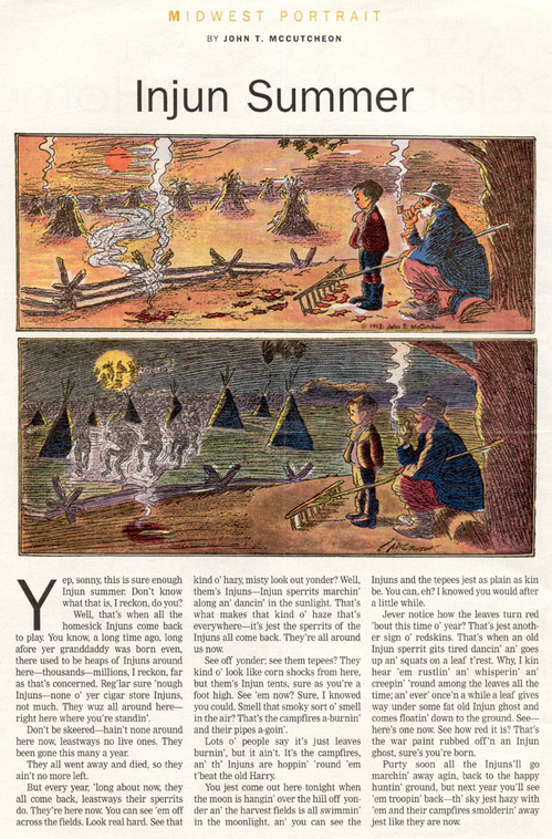 "Injun Summer," by John T. McCutcheon | Features | Roger Ebert